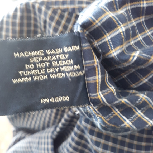 Basic Editions | Shirts | Mens Basic Edition Size Medium Navy Plaid ...